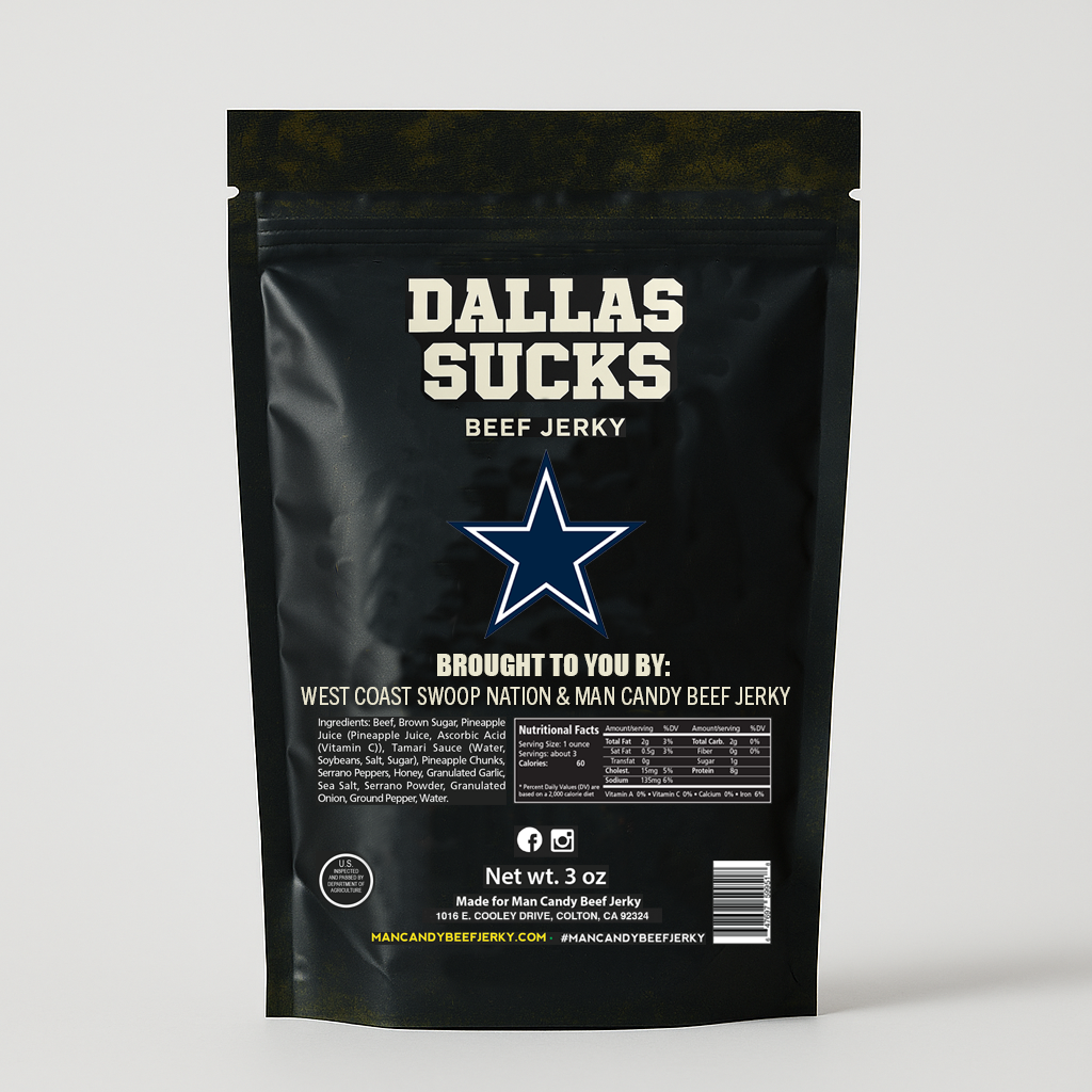 Dallas Sucks – Man Candy Beef Jerky