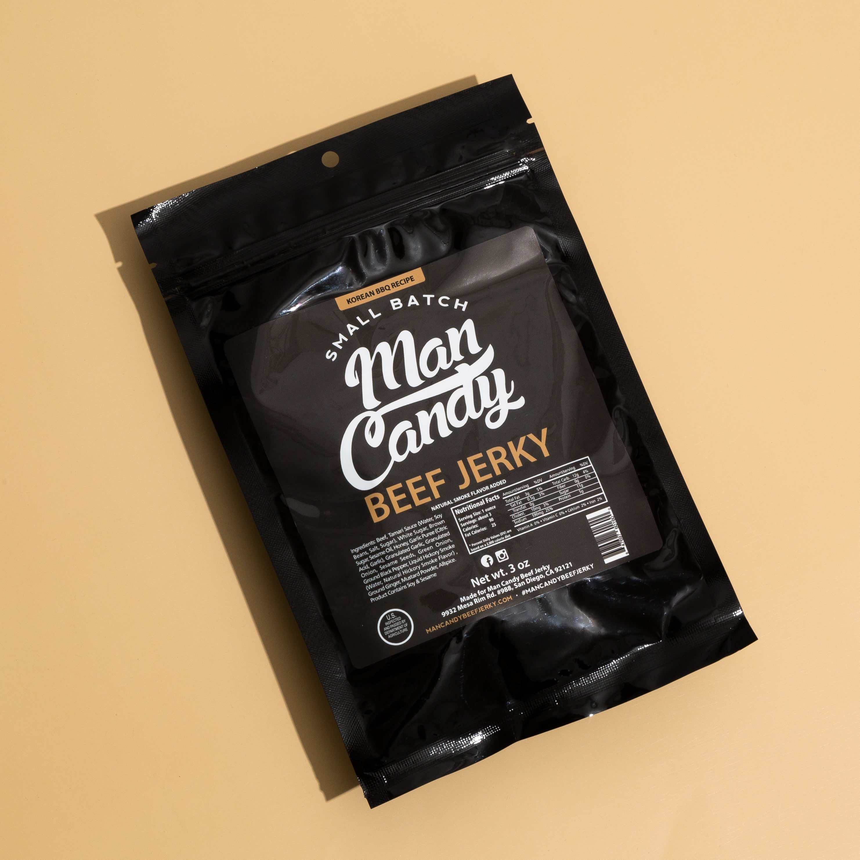 Korean BBQ – Man Candy Beef Jerky